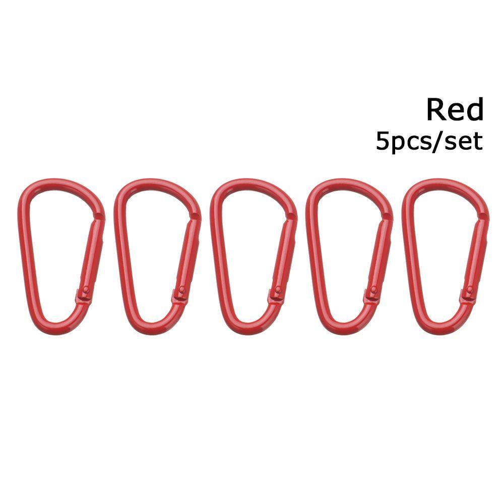 TOP 5Pcs Climbing Button New Equipment Safety Alloy Carabiner | Shopee ...