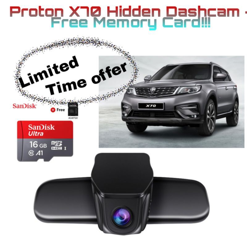 Proton X70 Hidden Dashcam Free Memory Card | Shopee Singapore