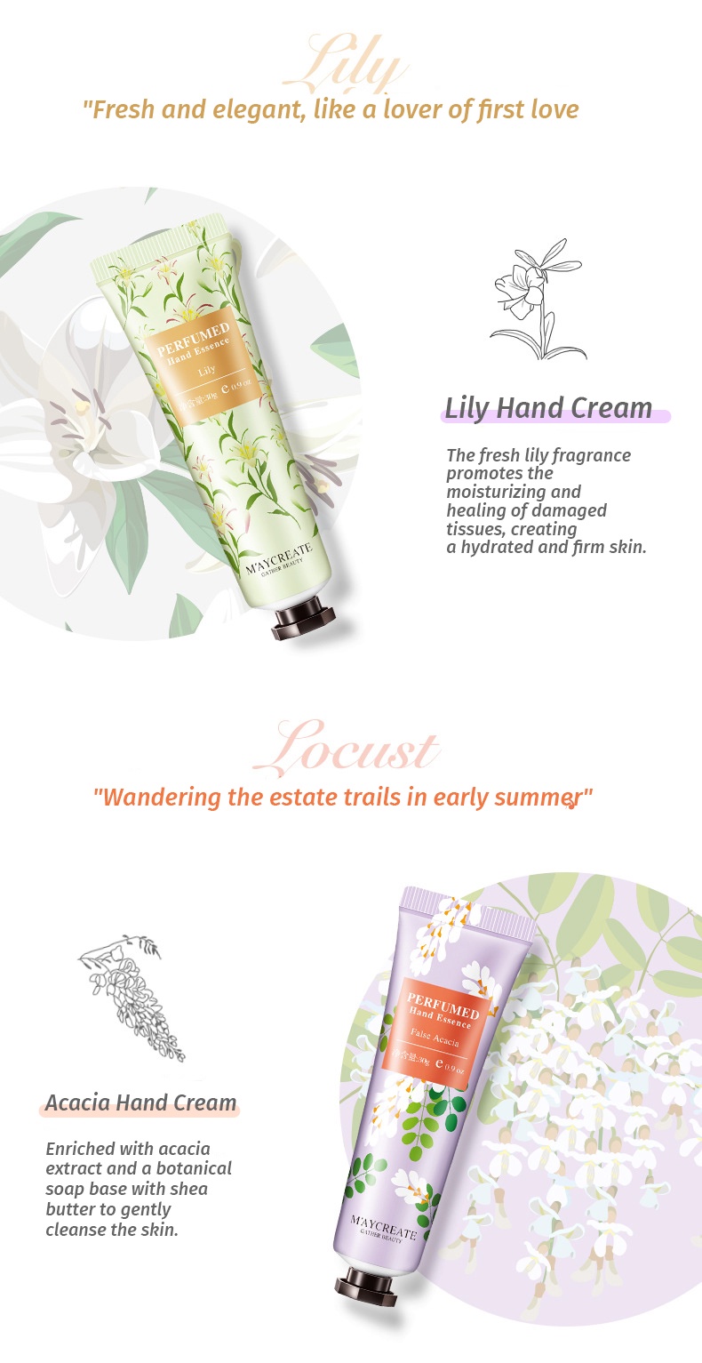 ⚡SG HOT SALE⚡30g Hand Essence Hand Cream Plant Essence Handcream ...
