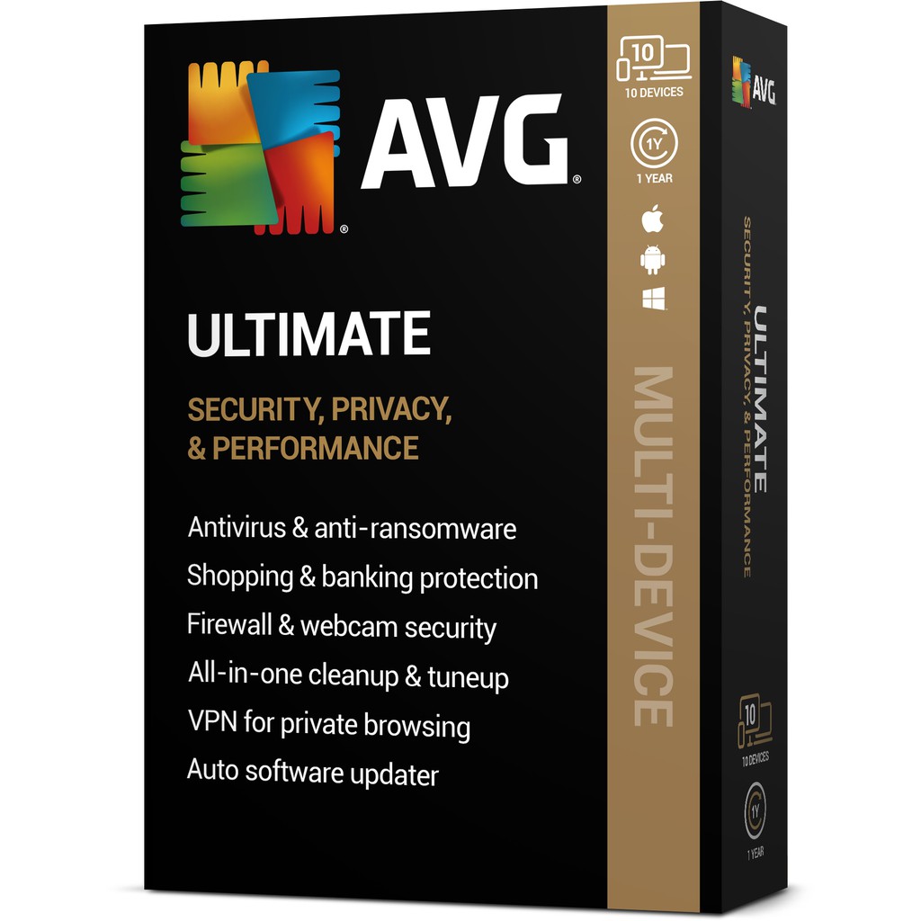 AVG Ultimate - Multiple Devices (up to 10 connections) - (Singapore ...