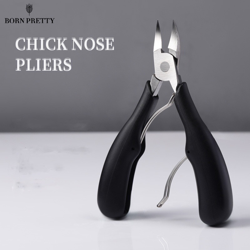 BORN PRETTY Click Nose Silicon Design Nail Pliers For Nail Clippers Gel ...