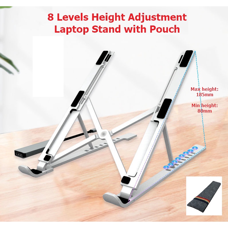 Solid wood / Adjustable Portable Laptop Stand, ABS Ergonomic Laptop ...