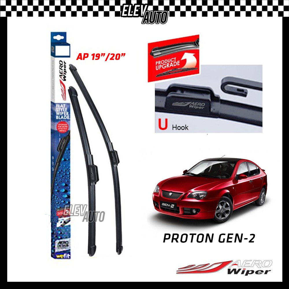 Proton Gen-2 Gen2 AERO Premium Frameless Flat Blade Wiper (19"/20 ...