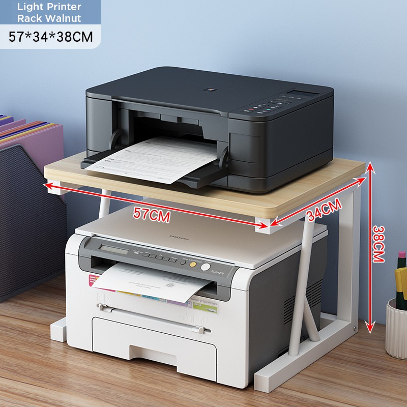 Ultimate Supply Printer Rack, Iron Rack With Double Layer Storage ...