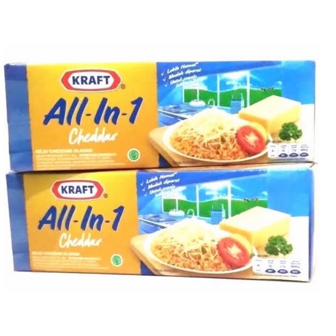 Kraft cheddar cheese all in one 2kg | Shopee Singapore