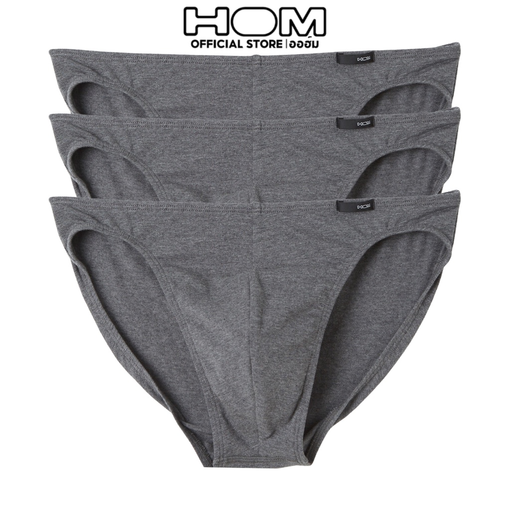 HOM (Auhm) Model 401478-00ZU Packs3 Micro Men's Underwear cotton Fabric ...