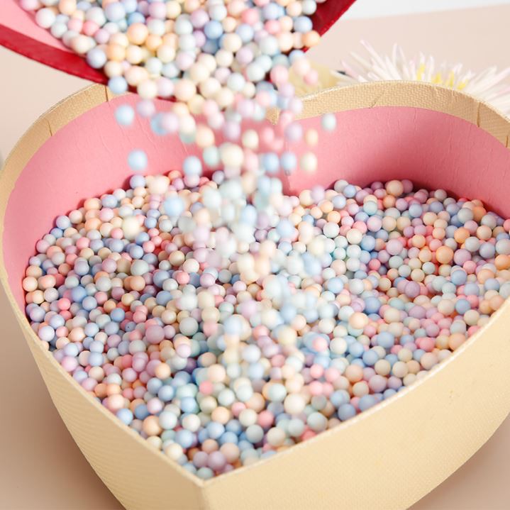 Colorful Macaron Foam Balls for Gift Box packaging / Styrofoam Balls ...