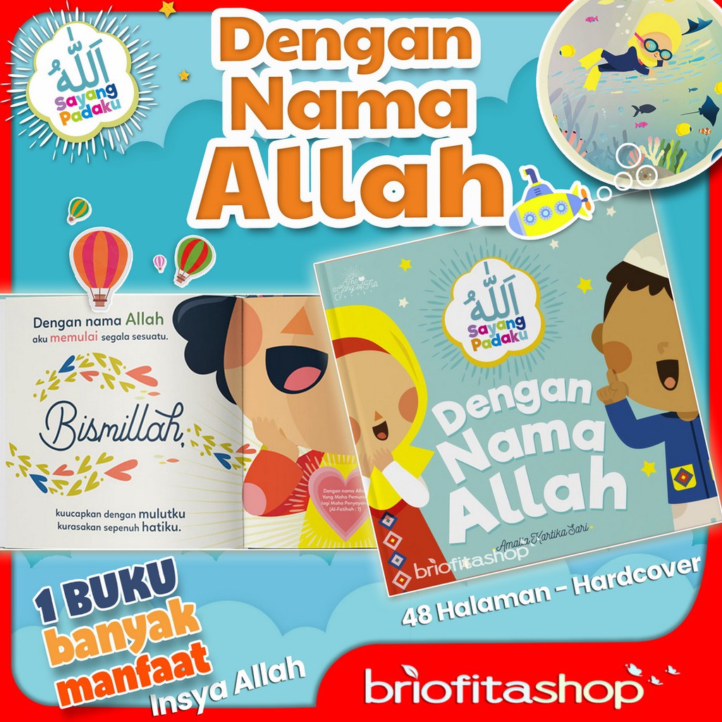 Children's Story Book With the Name of Allah (DNA) TGOF | Shopee Singapore