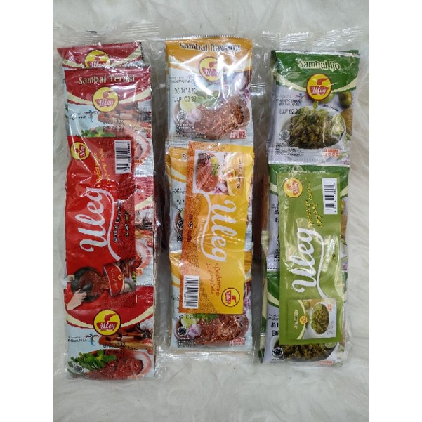 Uleg sambal sachets 10pcs | Shopee Singapore