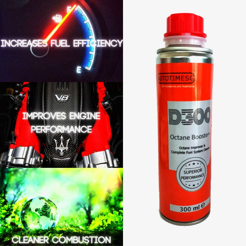 D300 Octane Booster - 300ml Fuel Engine Cleaner & Enhancer by ...