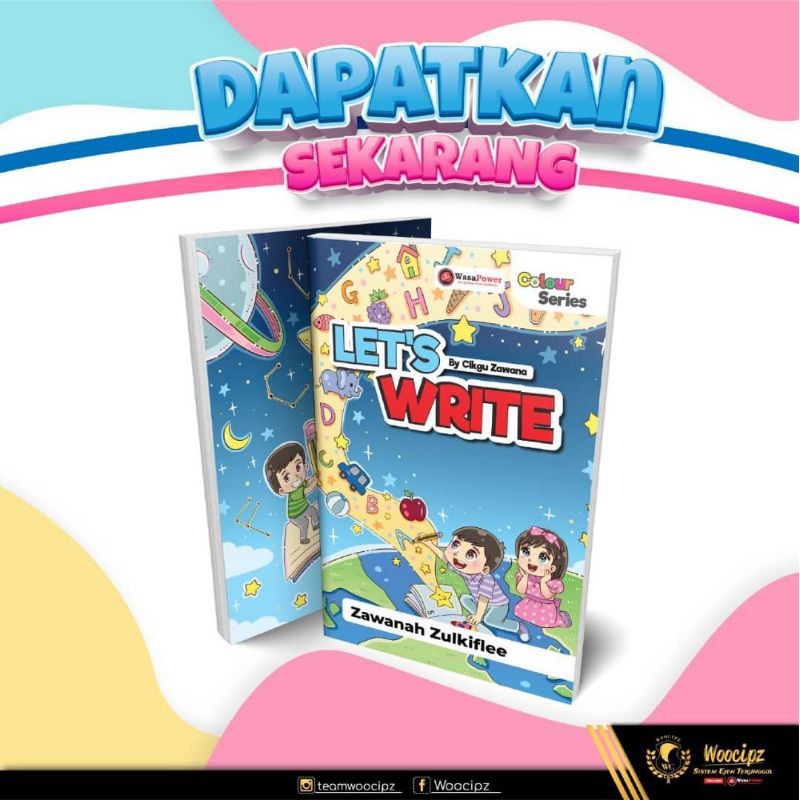 Buku Let's Write For Kids By Cikgu Zawana | Shopee Singapore