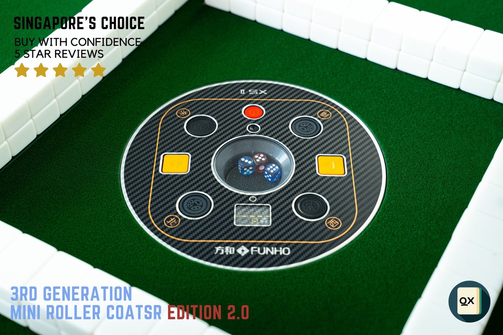 🀄(𝐒𝐆 𝐒𝐓𝐎𝐂𝐊𝐒) QX Automatic Mahjong Table / Ultra Slim Foldable (Mini ...