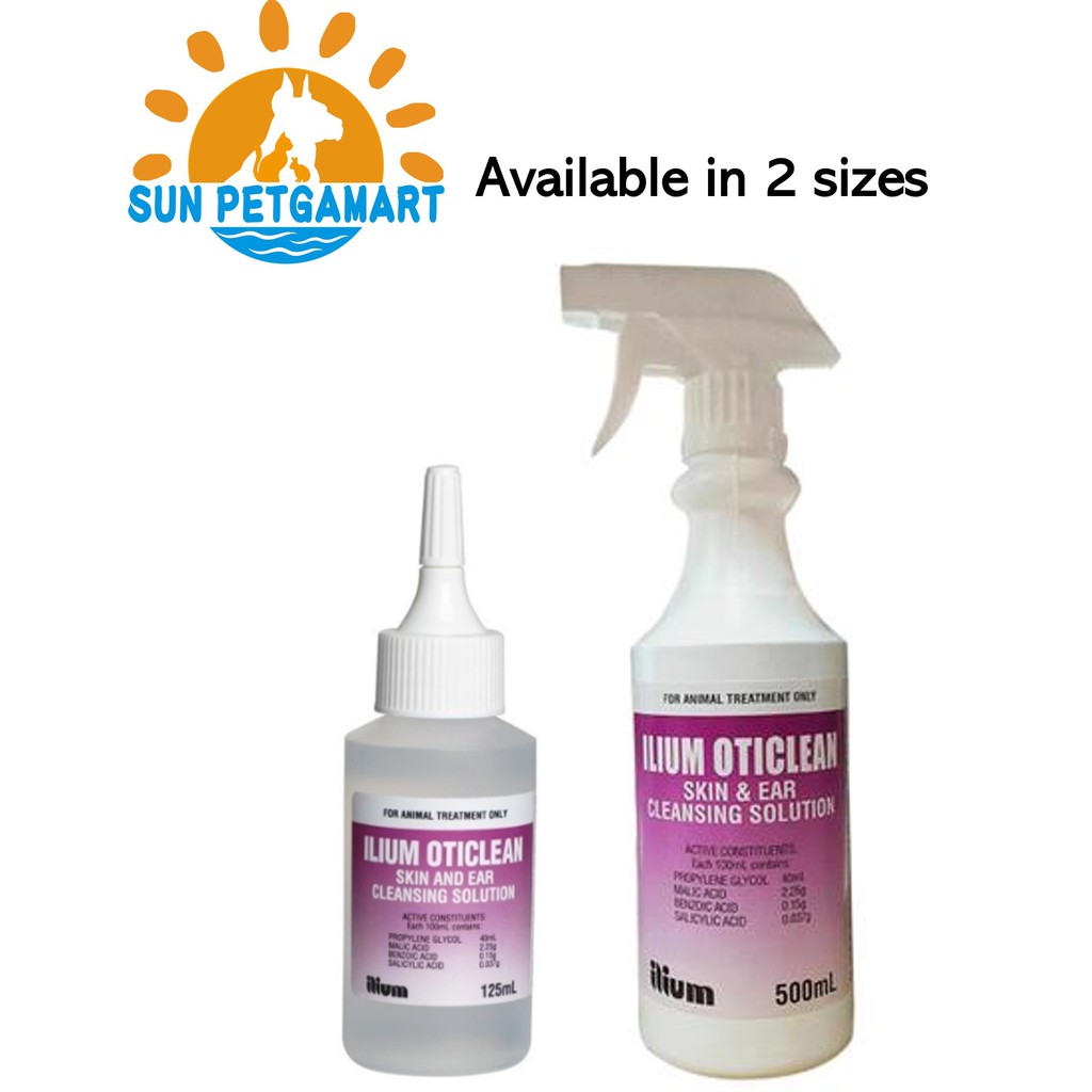 Troy Ilium Oticlean Skin & Ear Cleansing Solution 125ml/500ml | Shopee ...