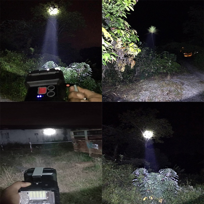 1000W Torchlight Ultra Bright LED Flashlight Handheld Spotlight ...