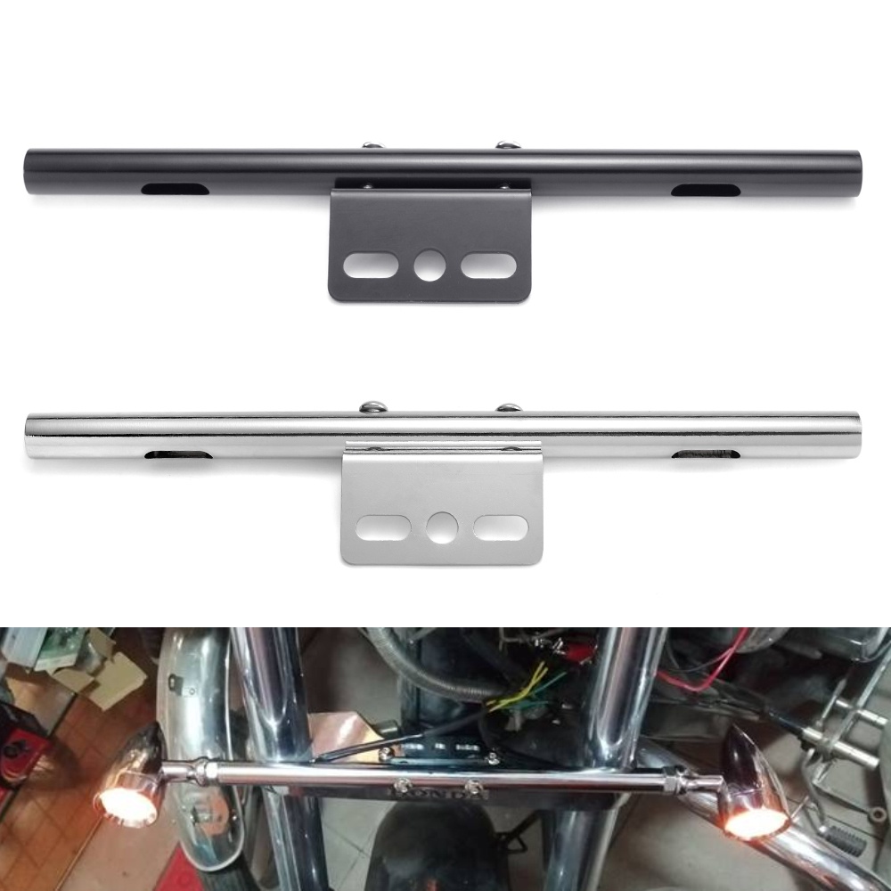 Front rear LED Light Bar Mounting Brackets Kit Universal Motorcycle ...