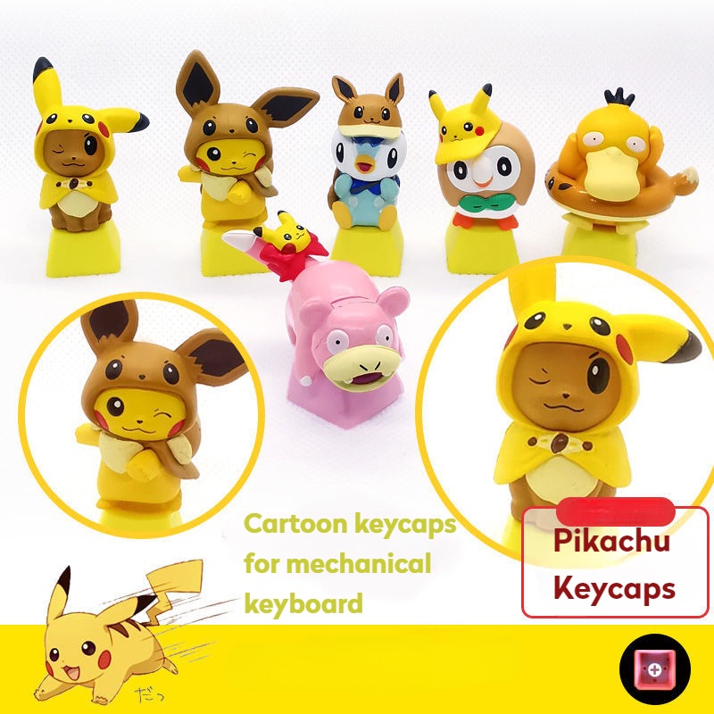 Pikachu Keycaps Anime Keycaps Pbt Keycaps Sanrio OEM Personality ...
