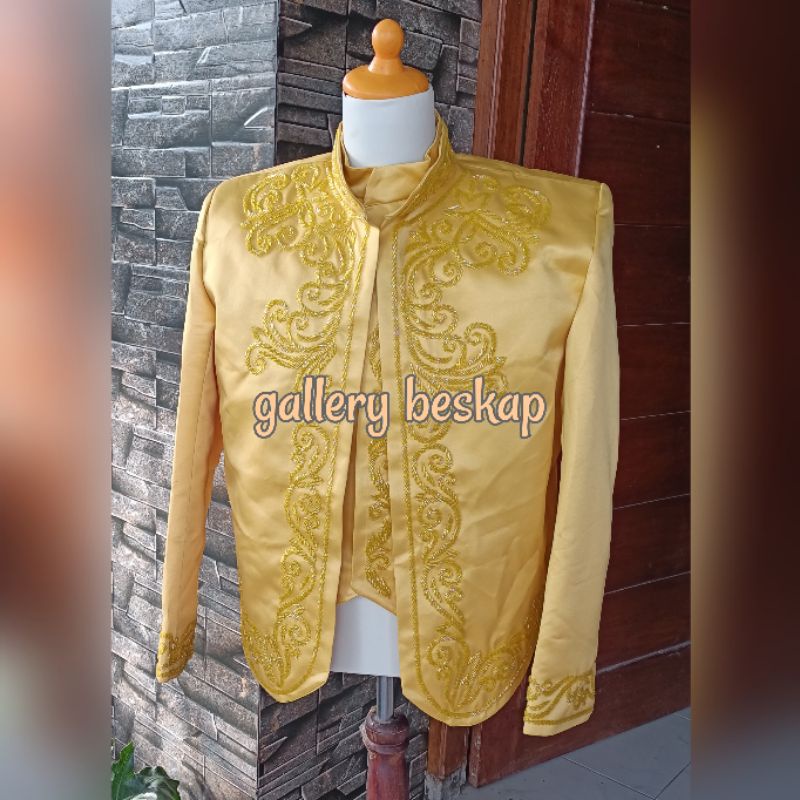 Ready beskap Yellow / beskap Bridal Java / beskap solo / hewes / beskap ...