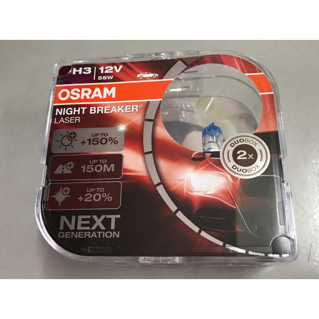 Osram Night Breaker Laser H3 ( Made In Germany ) | Shopee Singapore