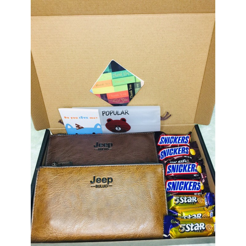 GIFT BOX WALLET (SET RAY) | Shopee Singapore