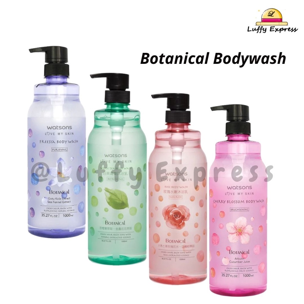Watson Watsons Botanical Bodywash Body Wash Shower Sabun Love My Skin ...