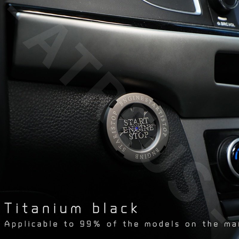 BMW Car Ignition Switch Ring Engine Start Stop Button Cover For E36 E46 ...