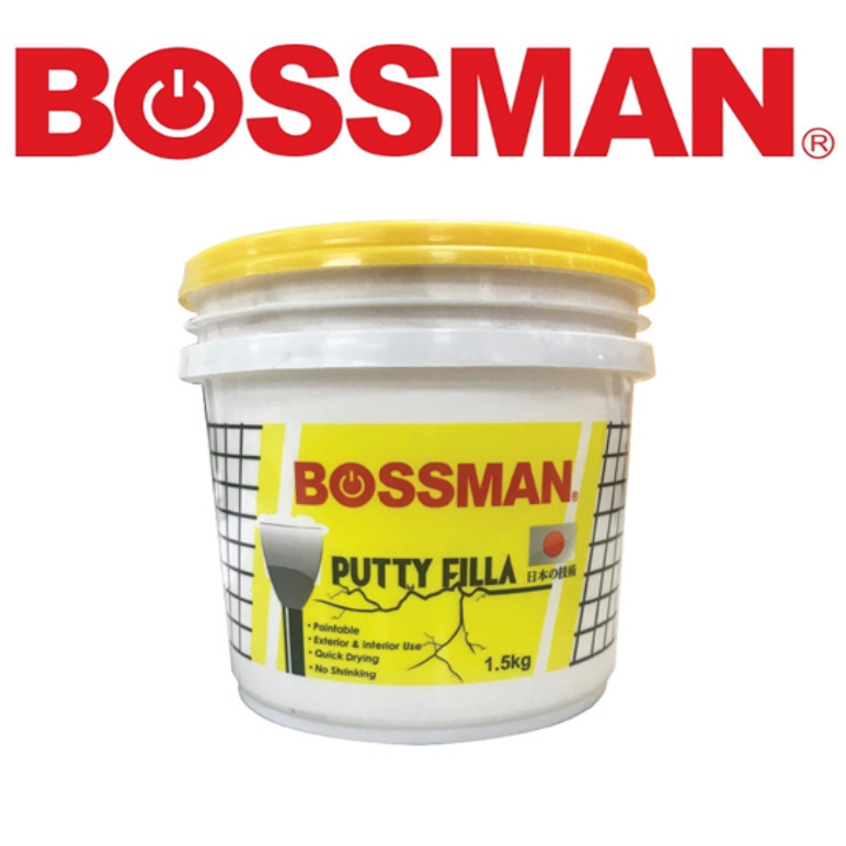 !BOSSMAN PUTTY FILLER CLAY POWERFUL EPOXY ADHENSIVE FILLING CRACKS ...