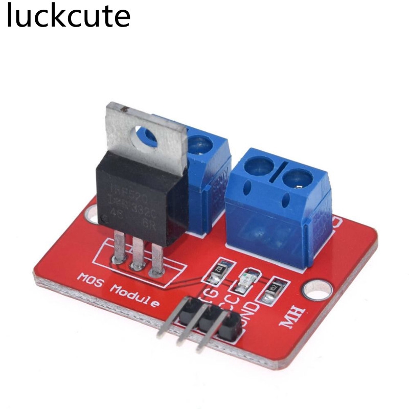5pcs 0-24V Top Mosfet Button IRF520 MOS Driver Module For Arduino MCU ...