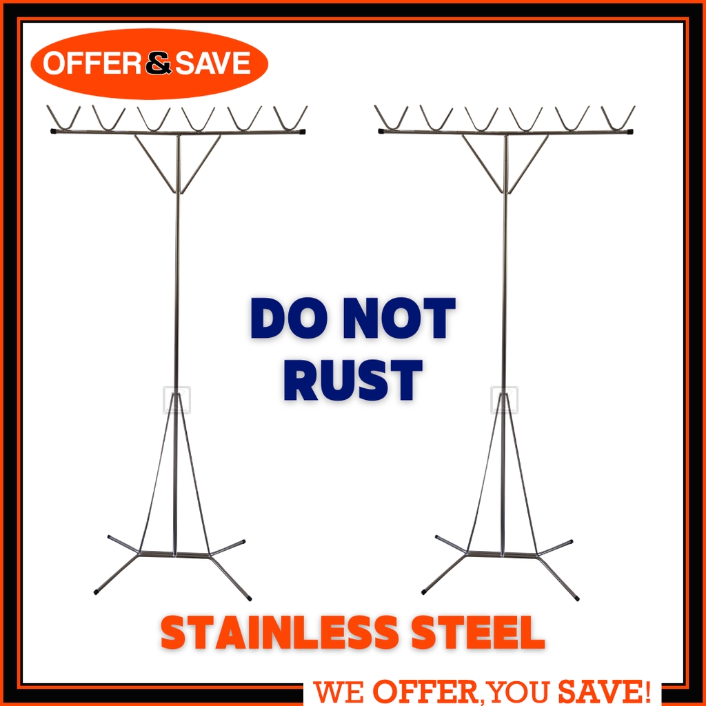 Metal/Stainless Steel Clothes Laundry Metal Drying Rack Stand For ...