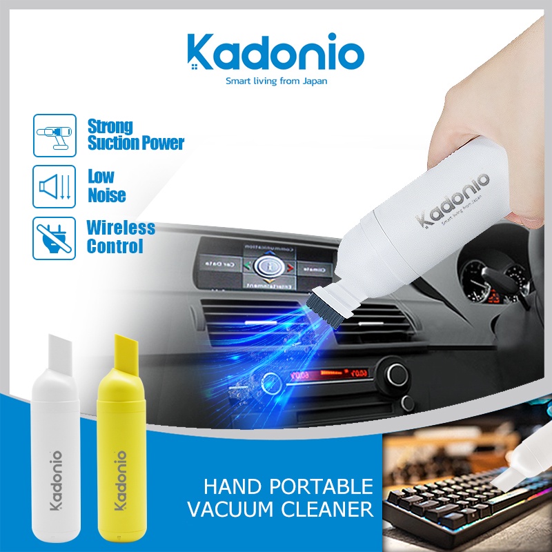 Kadonio Car Vacuum Cleaner Wireless Vakum Mini Portable Vaccum Cleaner ...