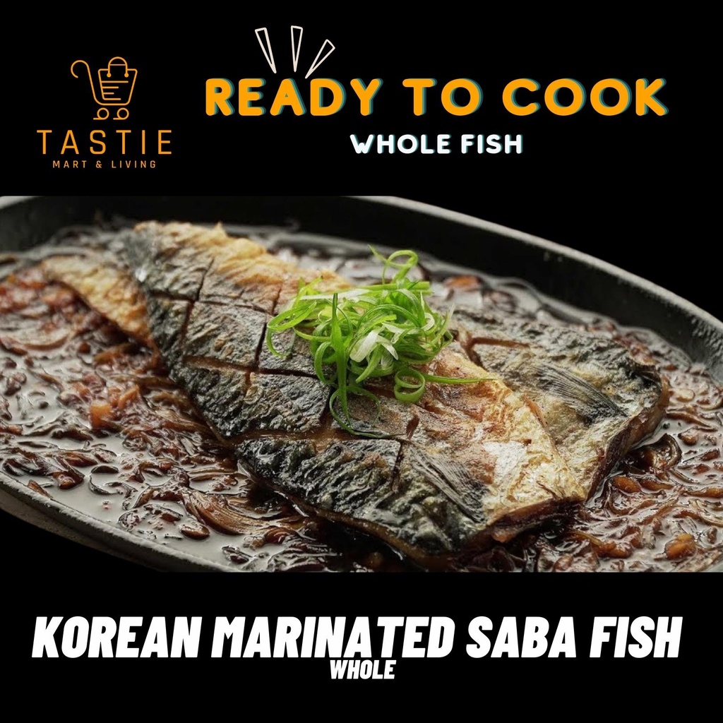 Marinated Saba Fish Frozen/ Ready To Eat/ Korean/ Pan Grill | Shopee ...