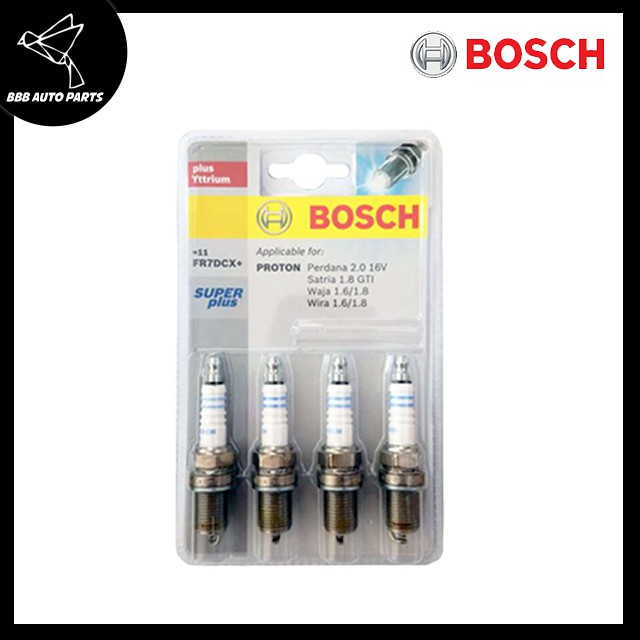 BOSCH SPARK PLUG FOR PROTON WIRA / WAJA 1.6 (FR7DCX+) | Shopee Singapore