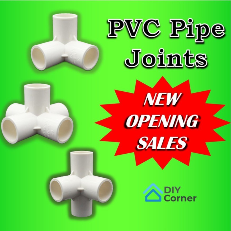 Pvc Pipe Fitting Penyambung Paip Konduit (Wiring) / DIY Pvc Joint Pvc ...