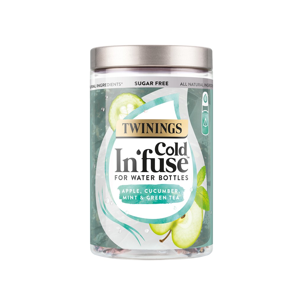 TWININGS Cold Infuse - Apple, Cucumber, Mint & Green Tea - 12 Infusers ...