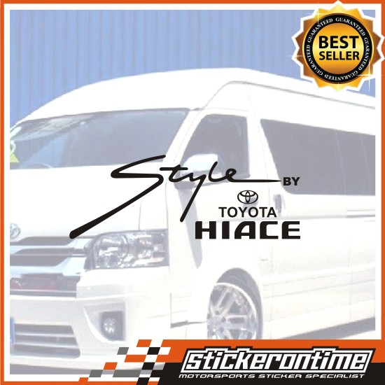 Toyota Hiace Style Car Sticker Wagon Van | Shopee Singapore