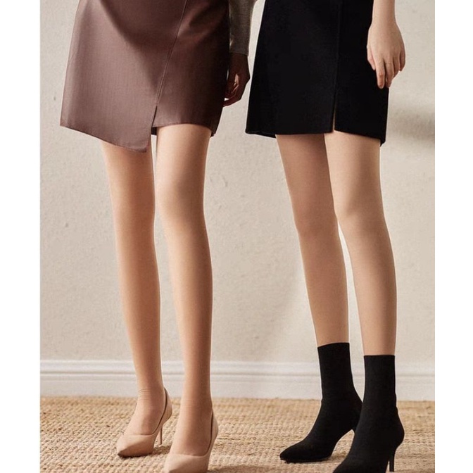 DR Autumn Winter Bare Legs Nude Warm Tights Light Skin Tone | Shopee ...