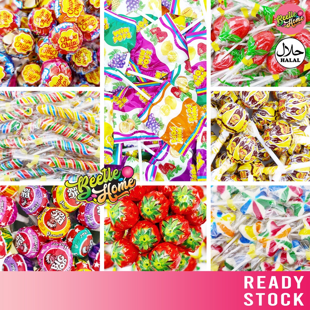 Lollipop Candy Sweet Gula-gula Big Top Win pop Sarsi Windmill Chupa ...