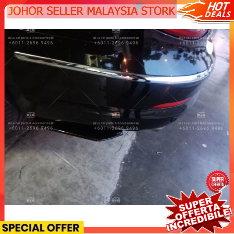 Diffuser Bumper Lip Guard Side F10 F30 Passat Fin Shark Series Rear ...