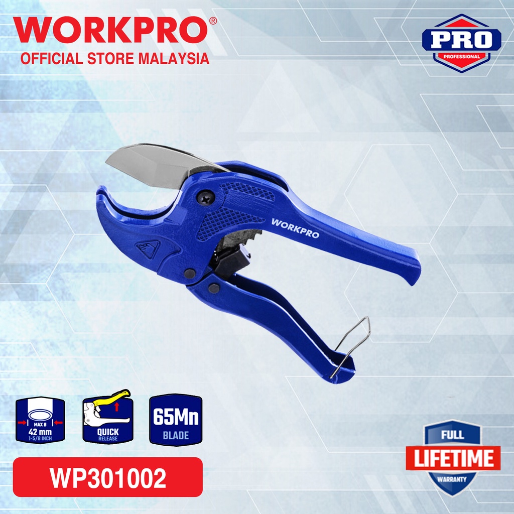WORKPRO Ratchet And Quick Release Pipe Cutter (42mm 1-5/8") | Shopee ...