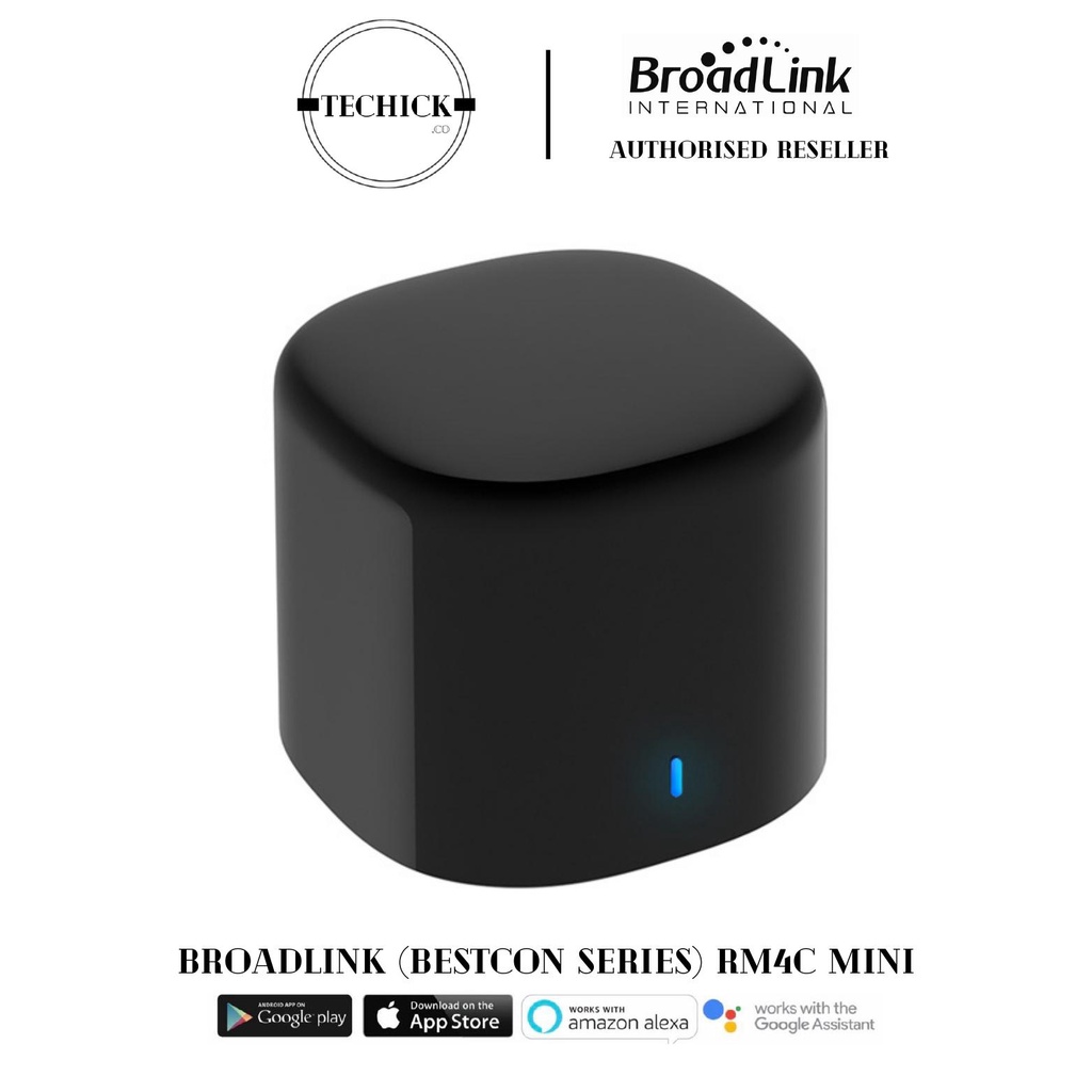 Broadlink (Bestcon Series) RM4C Mini, Universal Remote Controller, IR ...