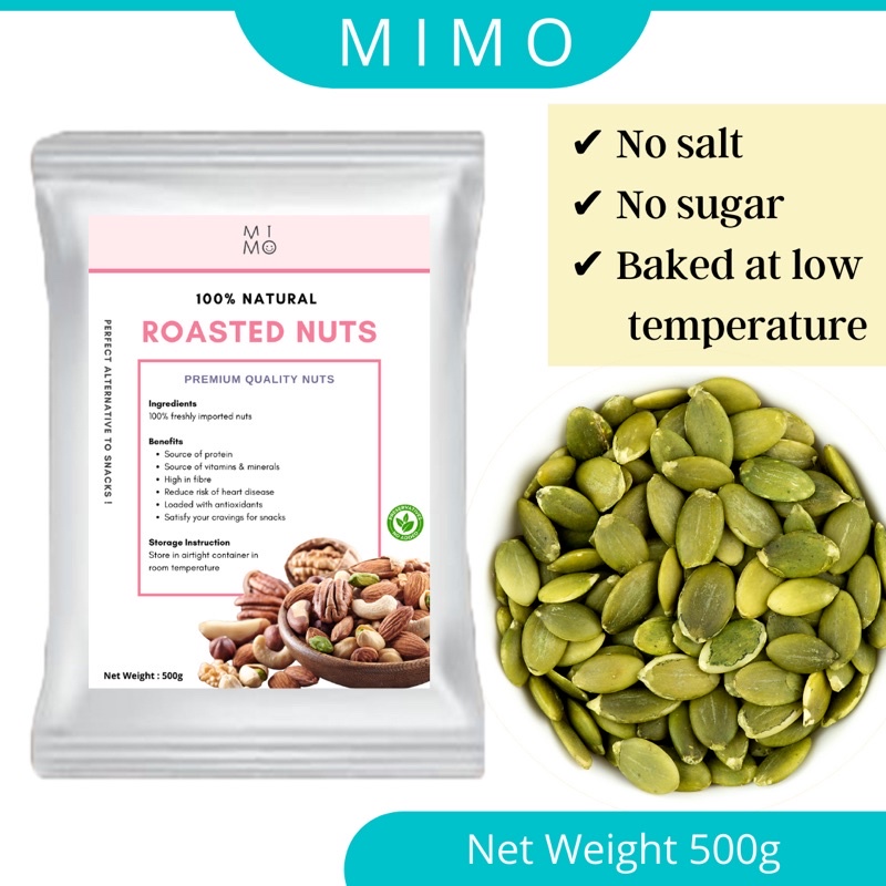 MIMO Roasted Pumpkin Seeds 500g Mix Trail Mix Keto Diabetic friendly ...