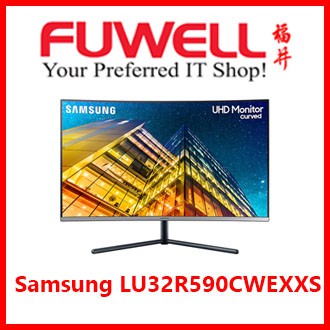 Samsung U32R590 / LU32R590CWEXXS 32" UHD Curved Monitor with 1 Billion ...