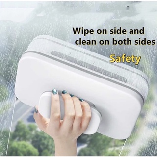 🇸🇬SG Seller Window Glass Squeegee Household High-Rise Double-Layer ...