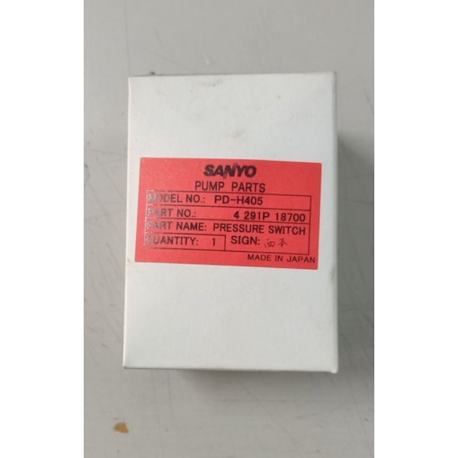 Sanyo Pressure switch pump spare parts / Automatic PDH-405 JP | Shopee ...