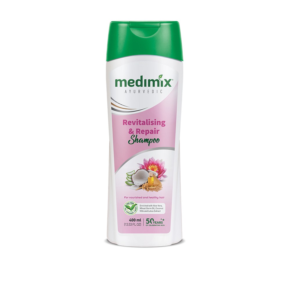 Medimix Ayurvedic Revitalising and Repair Shampoo 400ml | Shopee Singapore