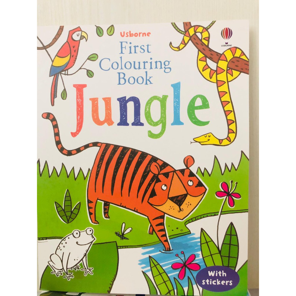 [SG] USBORNE Sticker & Colouring Book Educational Activity Books ...