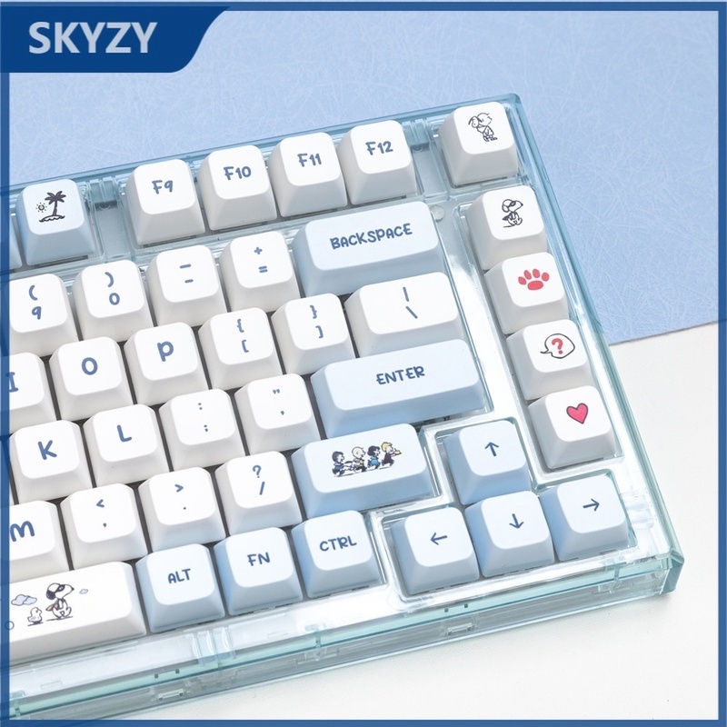 Snoopy Keycaps LDA Profile Class MDA Profile Cartoon Anime PBT Dye ...