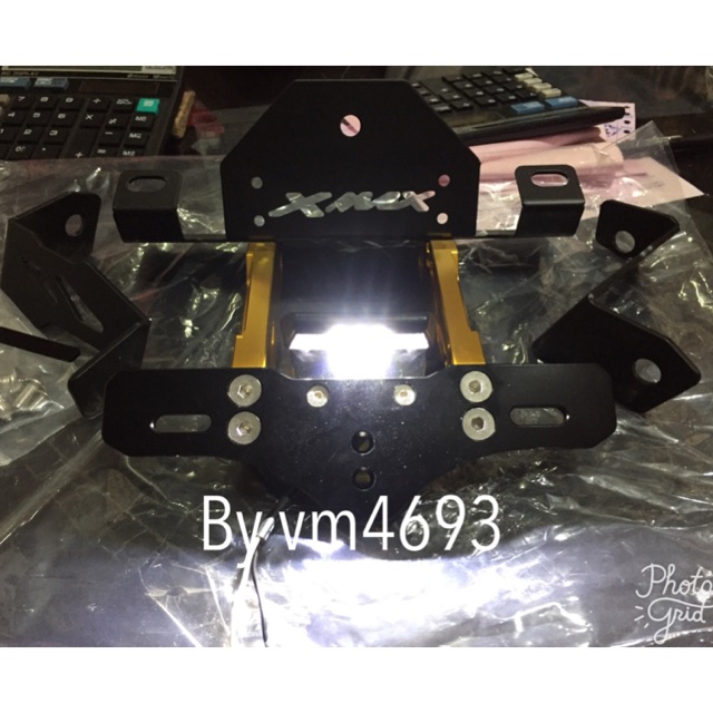 Tail tidy yamaha xmax 250 300 cnc pnp rear number plate yamaha xmax 250 ...