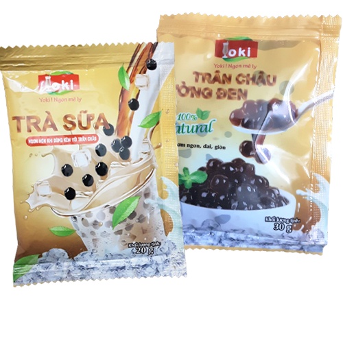 Yoki brown sugar pearl milk tea Set 50g (trial) | Shopee Singapore