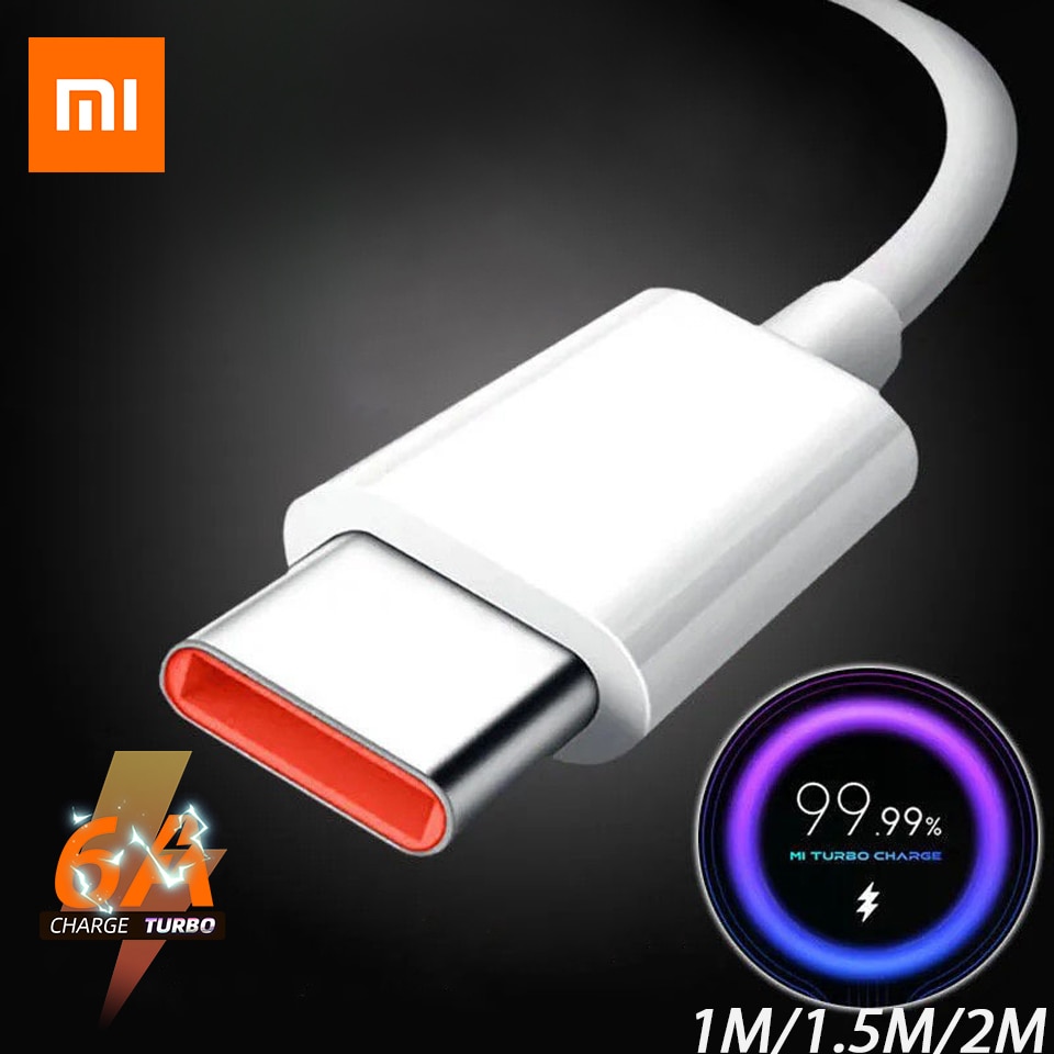 Original Type C Xiaomi Cable Charger Turbo Fast Charge For Poco M3 X3 ...
