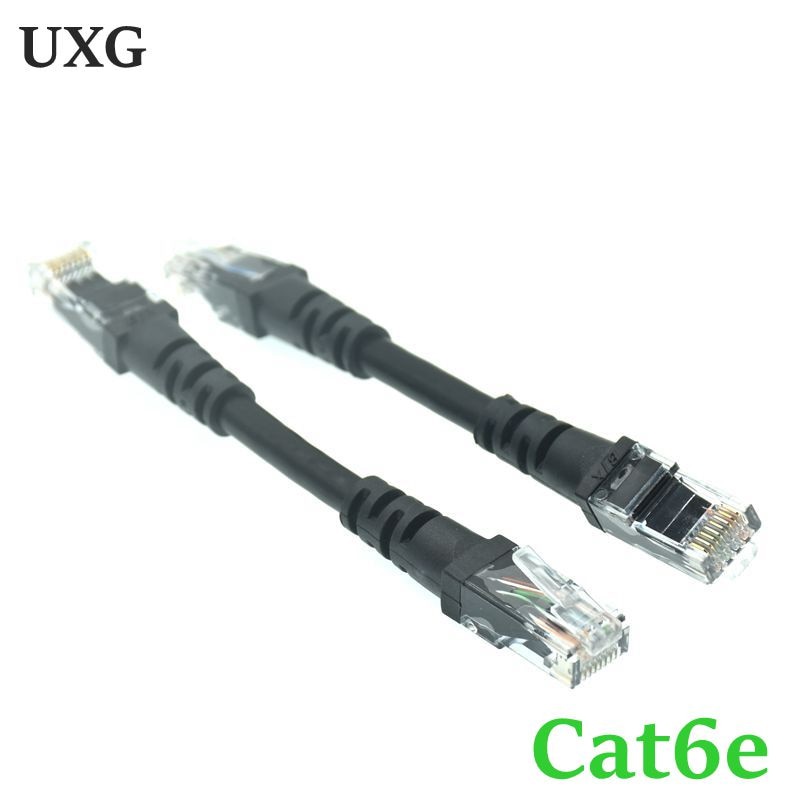 Black Short Cable 10CM 30CM 1m CAT6 CAT 5e UTP Ethernet Network Cable ...